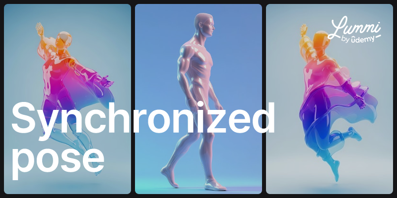 Synchronized Pose Images — Free HD Download on Lummi