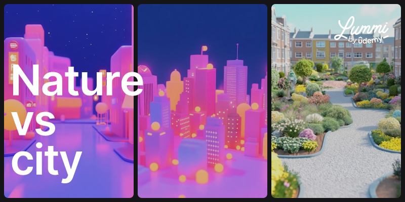 Nature-vs-city Images — Free HD Download on Lummi