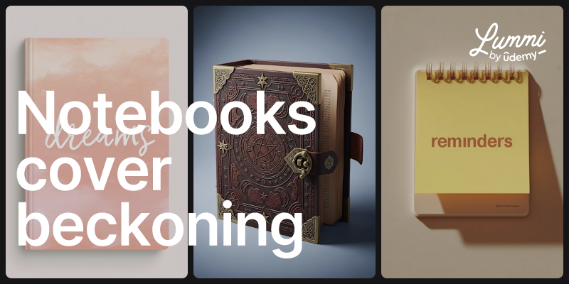 Notebooks Cover Beckoning Images — Free HD Download on Lummi