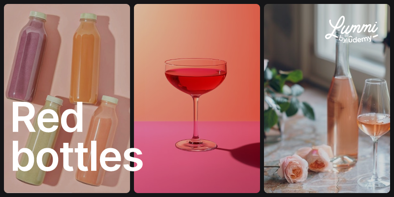 Red Bottles Images — Free HD Download on Lummi