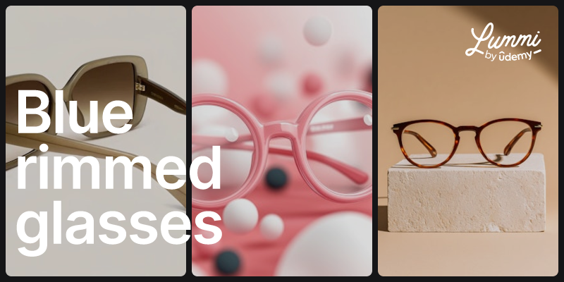 Blue-rimmed Glasses Images — Free HD Download on Lummi