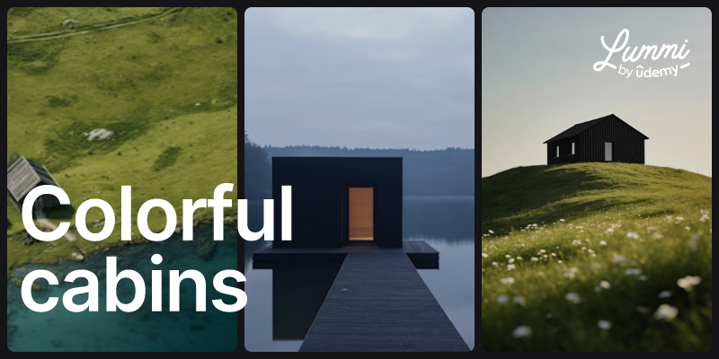 Colorful Cabins Images — Free HD Download on Lummi