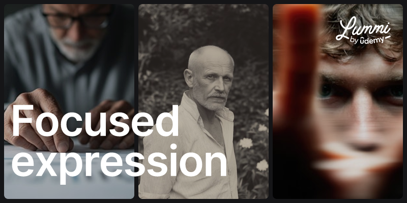 Focused Expression Images — Free HD Download on Lummi