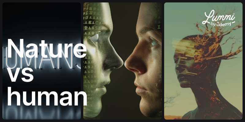 Nature Vs Human Images — Free HD Download on Lummi
