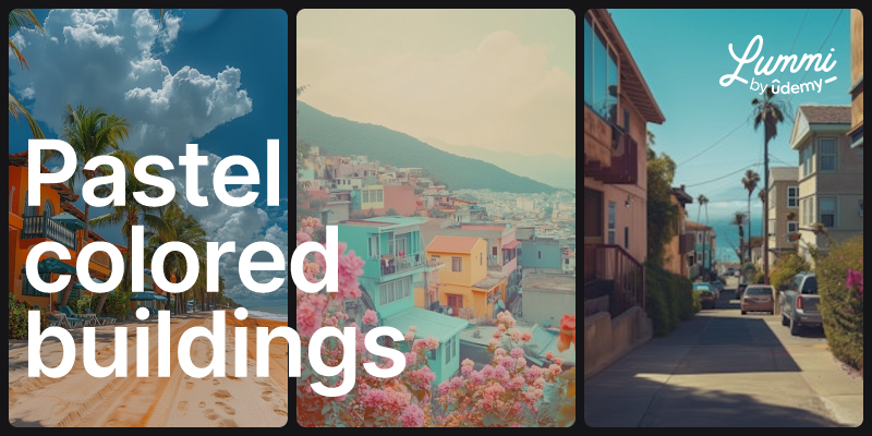 Pastel-colored Buildings Images — Free HD Download on Lummi