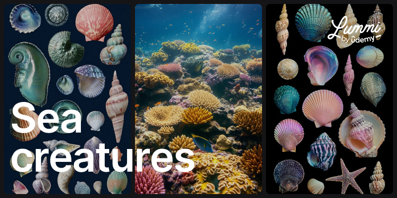 Sea Creatures Images — Free HD Download on Lummi