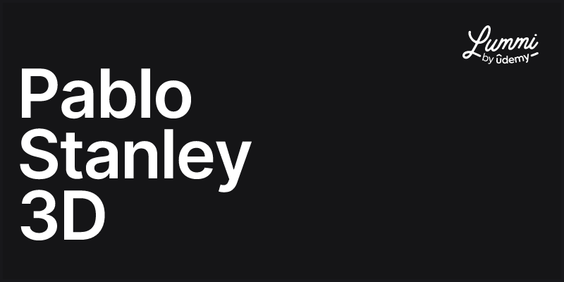 Lummi Creator Profile - Pablo Stanley 3D
