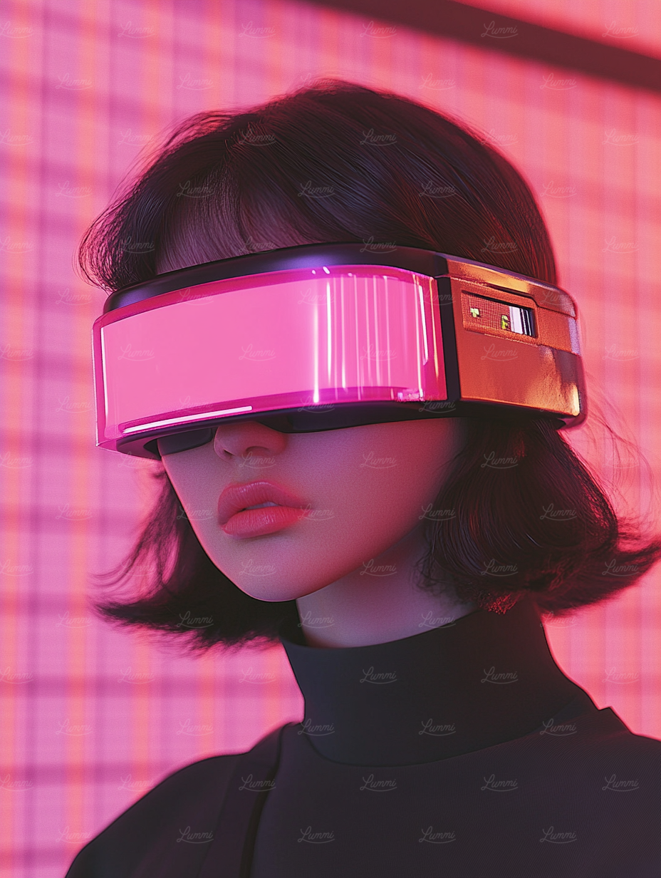 Futuristic Visor Portrait Photo on Lummi