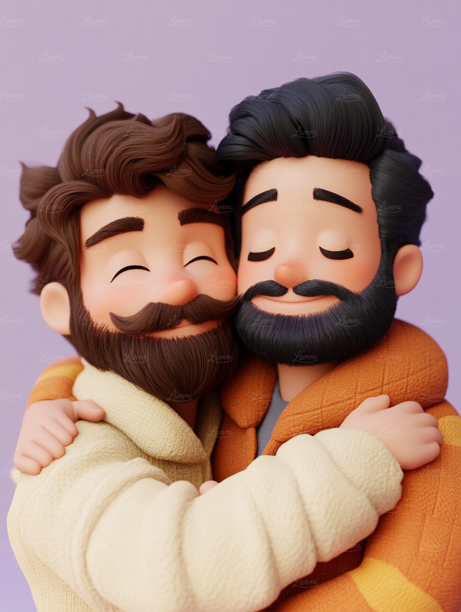 Warm Embrace Illustration On Lummi