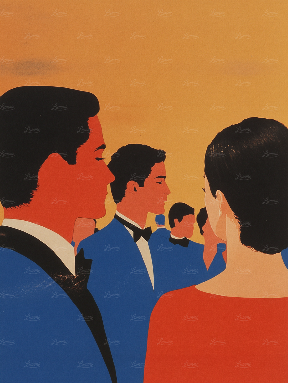 Formal Gathering Illustration on Lummi