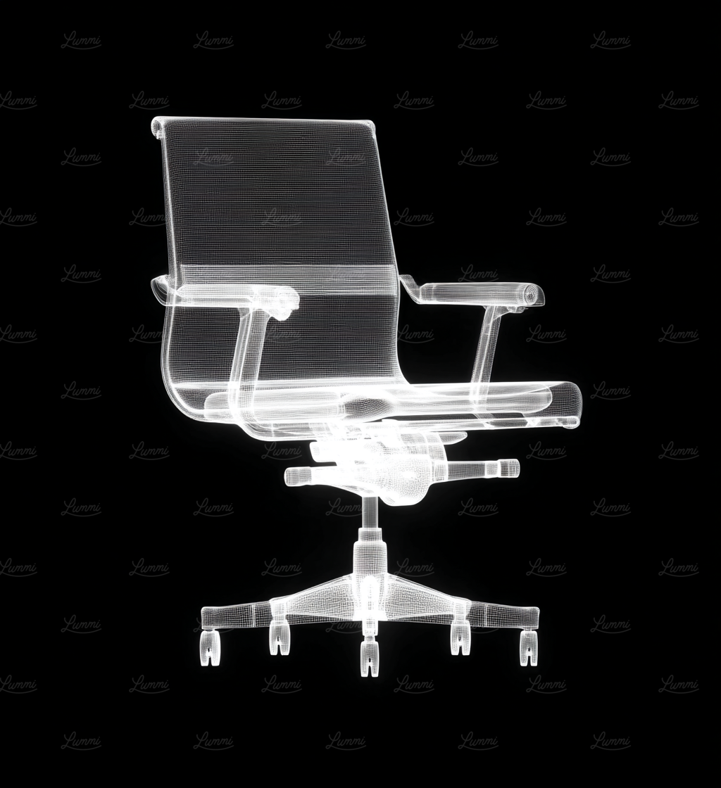 Wireframe Office Chair Photo on Lummi