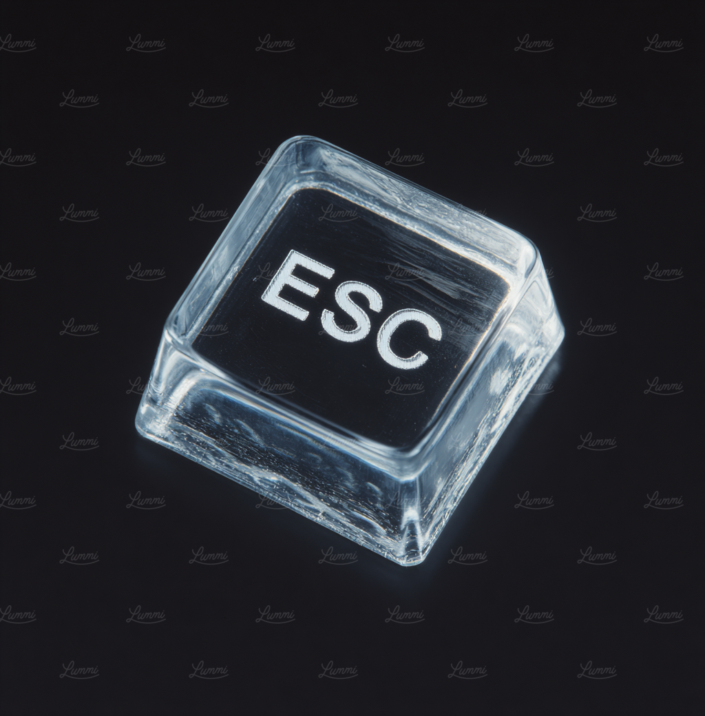 Transparent ESC Keycap Photo on Lummi
