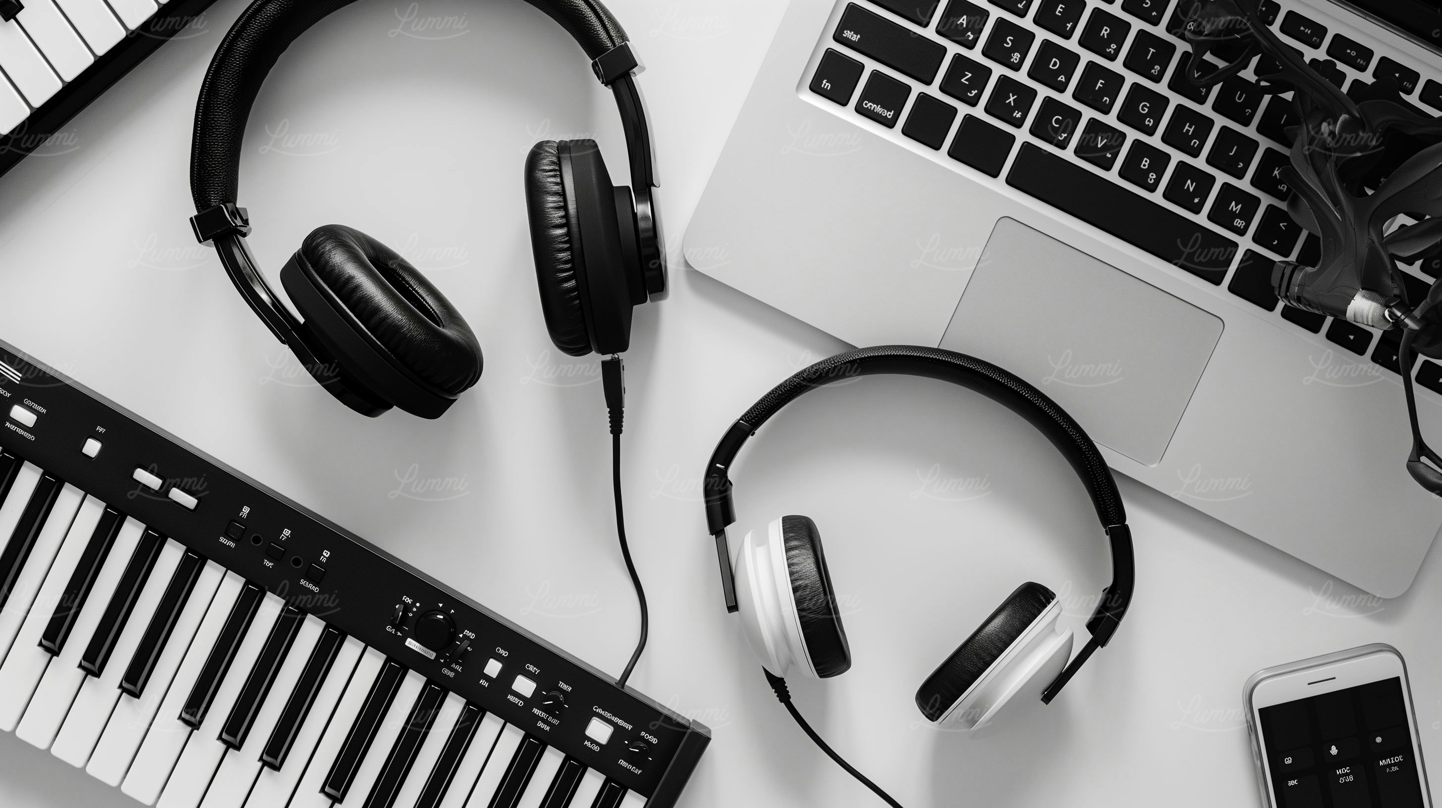 Modern Music Production Setup Photo on Lummi