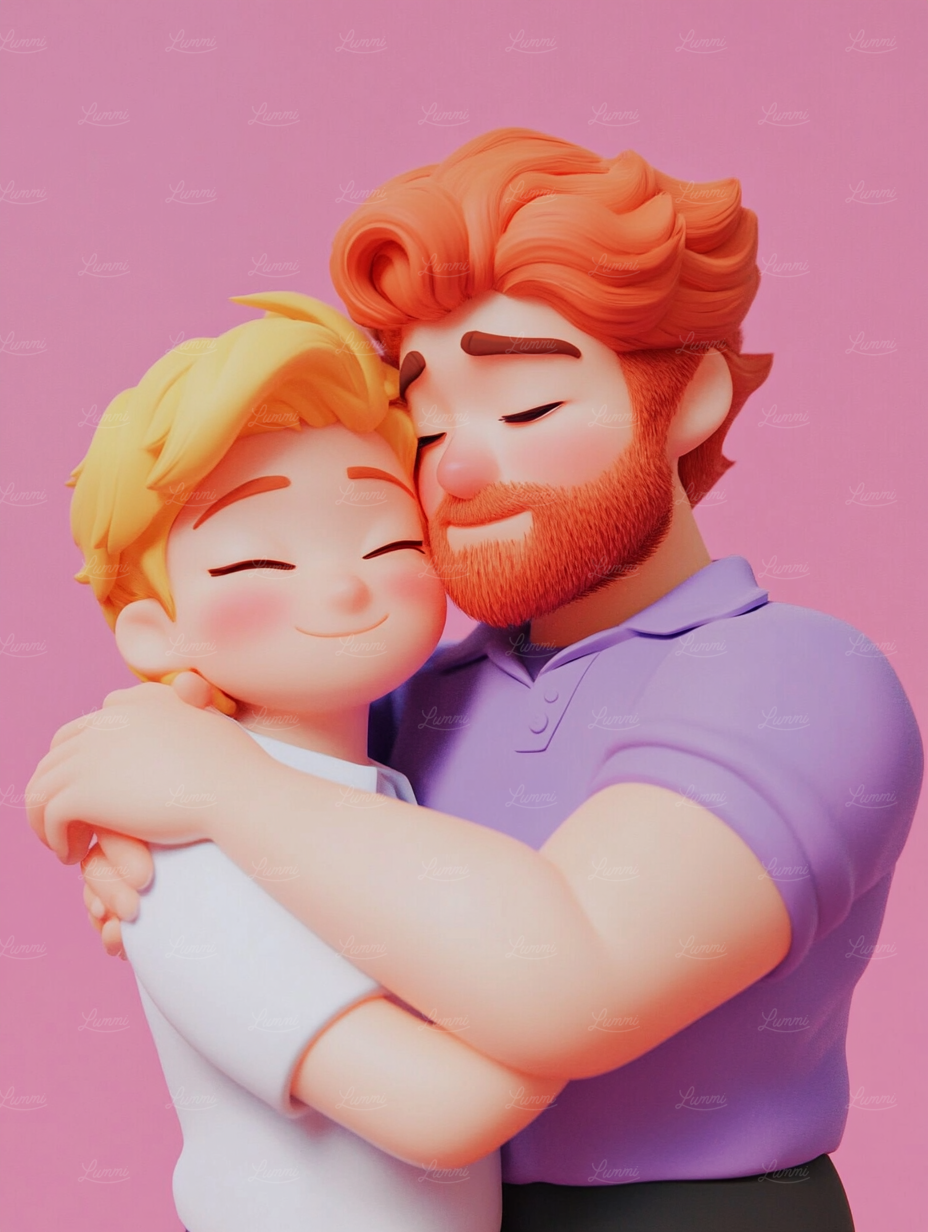 Warm Embrace 3d Image On Lummi