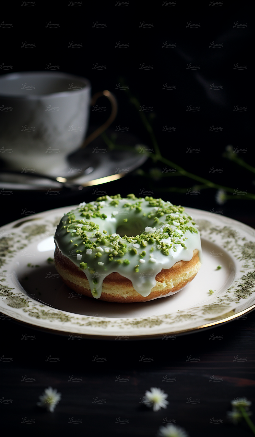 Vintage Green Glazed Doughnut Photo on Lummi