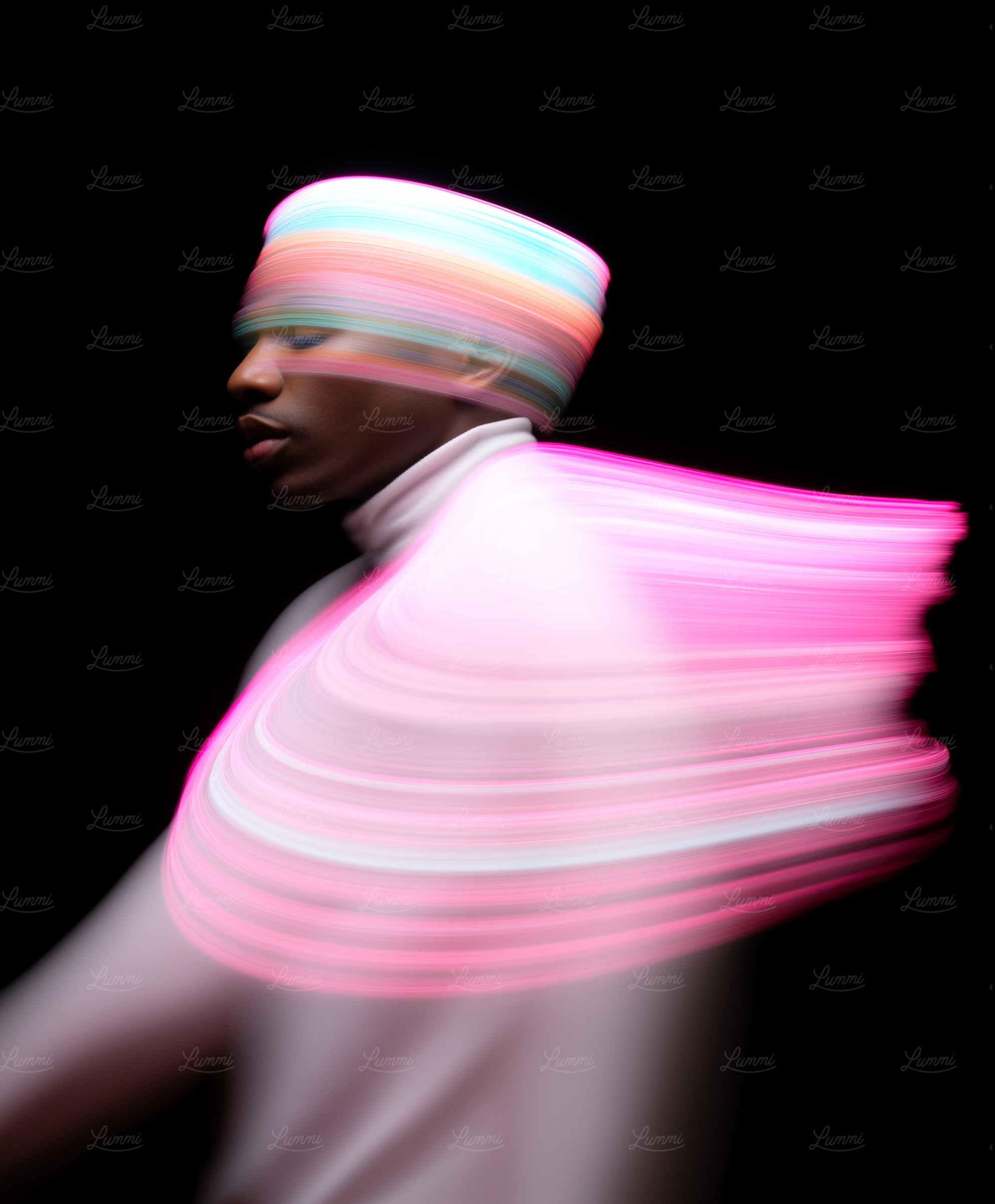 Lummi Photo - Dynamic Motion Portrait