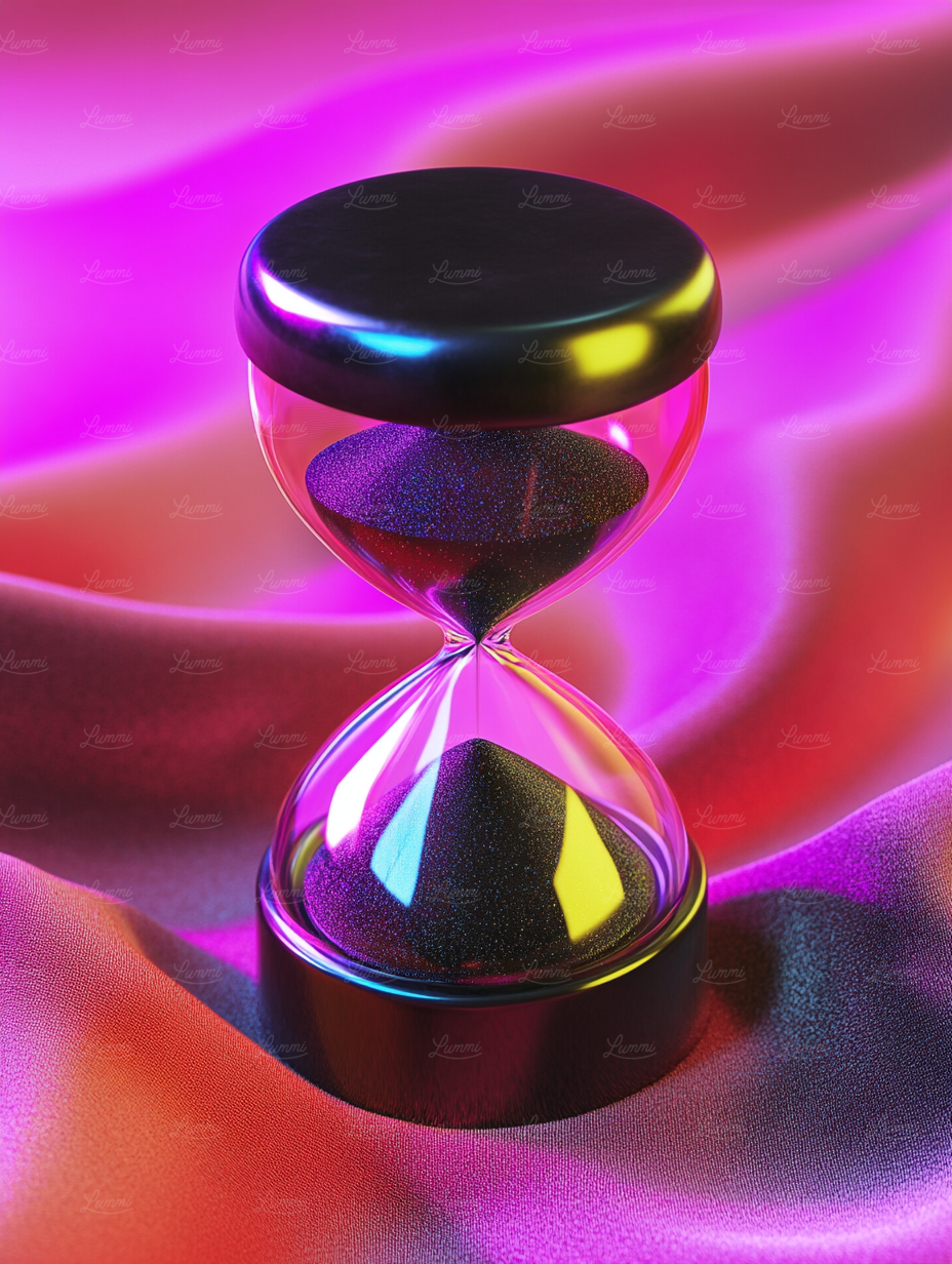 Modern Hourglass Design Illustration on Lummi